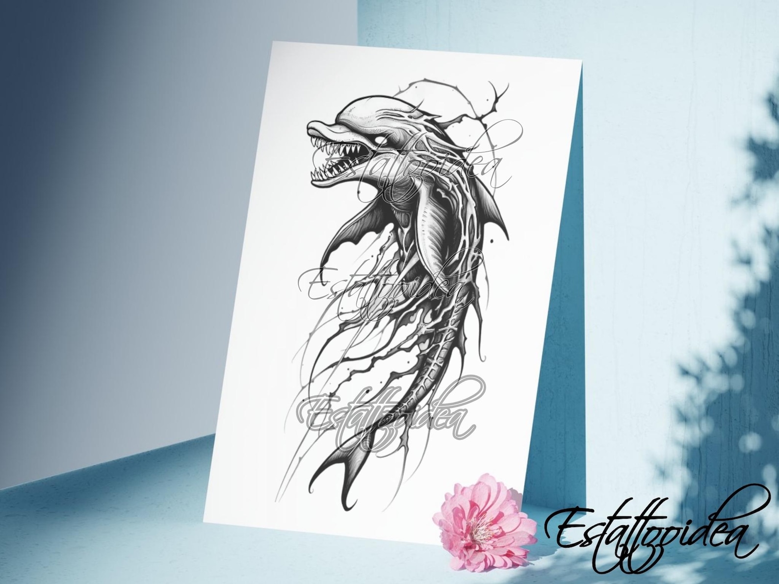 Dolphin Tattoo | Dolphin Tattoo Design | Dolphin Horror Tattoo ...