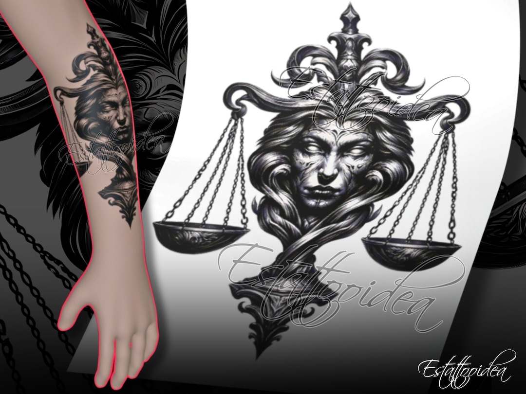Libra Tattoo | Libra Tattoo Design | Libra Sign Tattoo | Libra Zodiac ...