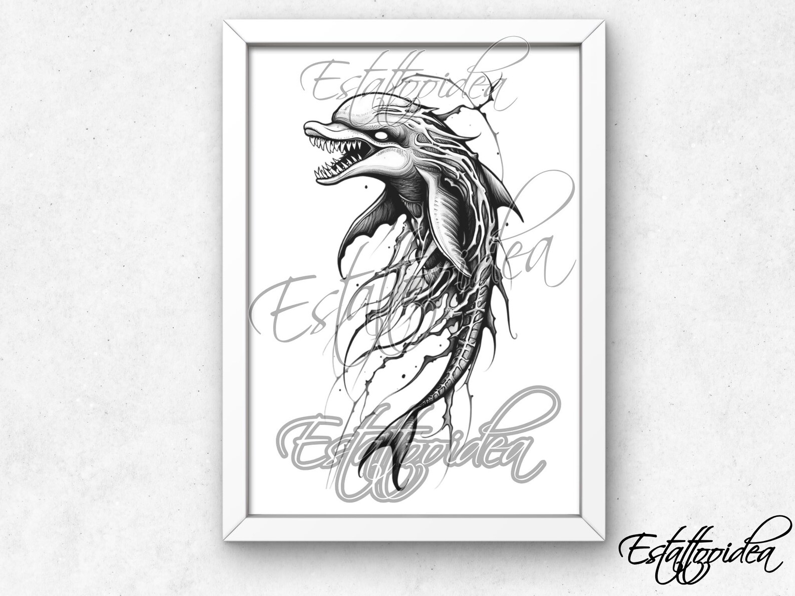 Dolphin Tattoo | Dolphin Tattoo Design | Dolphin Horror Tattoo ...