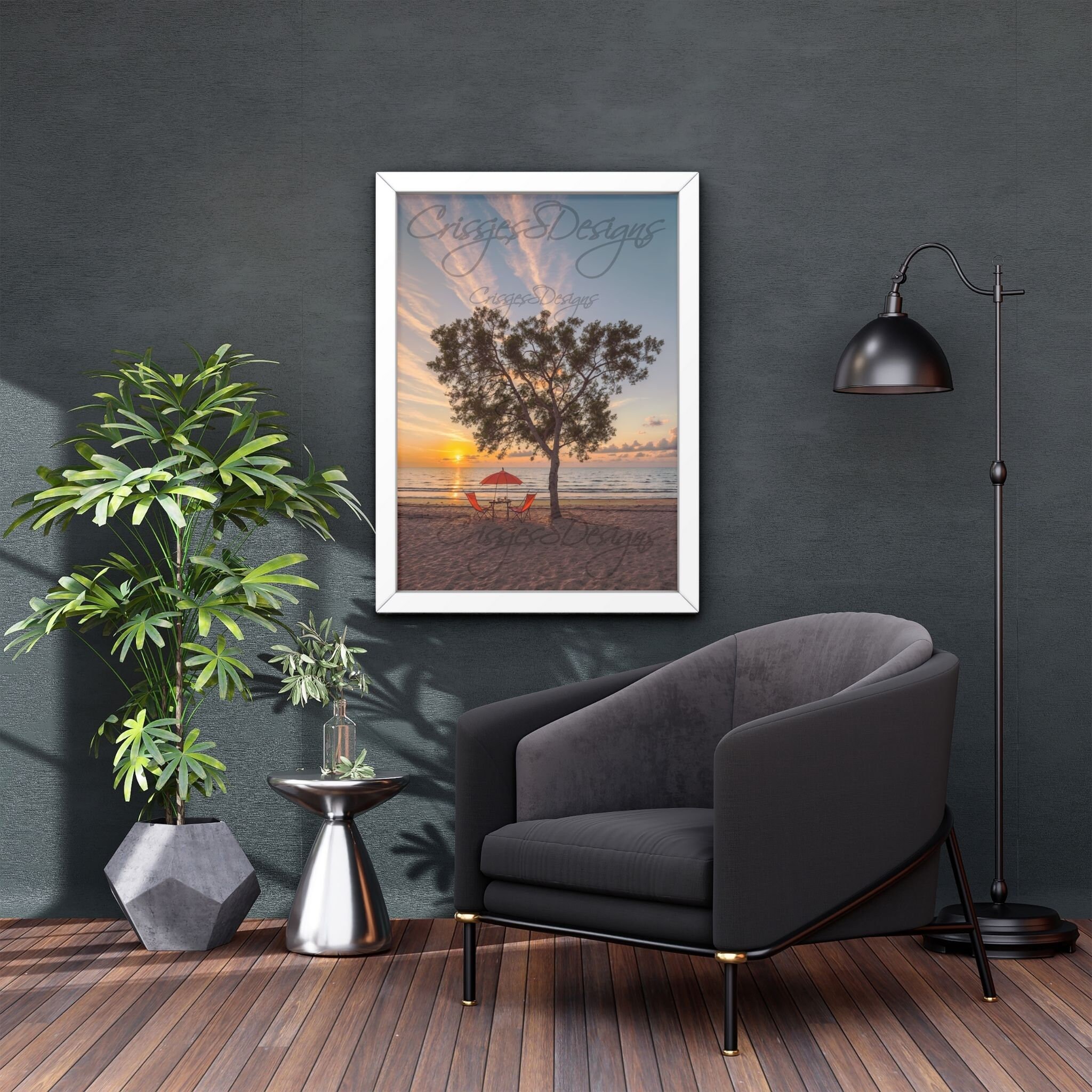 I Love You Subliminal Art in Beach Landscape Digital Art Png - Etsy