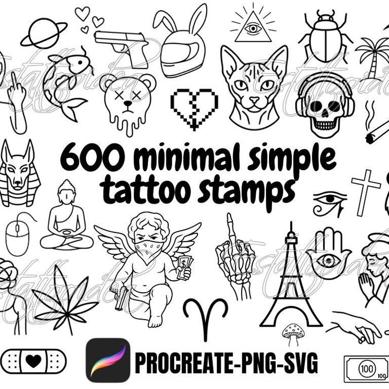 Tattoo Flash 5 Pack - Etsy