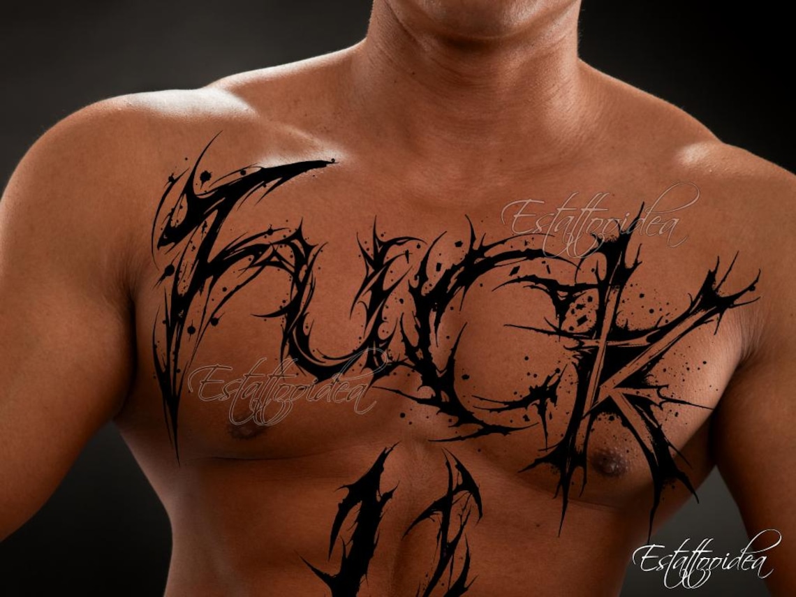 241 Dark Ornamental Tattoo Lettering Procreate Brushes | Alphabet ...