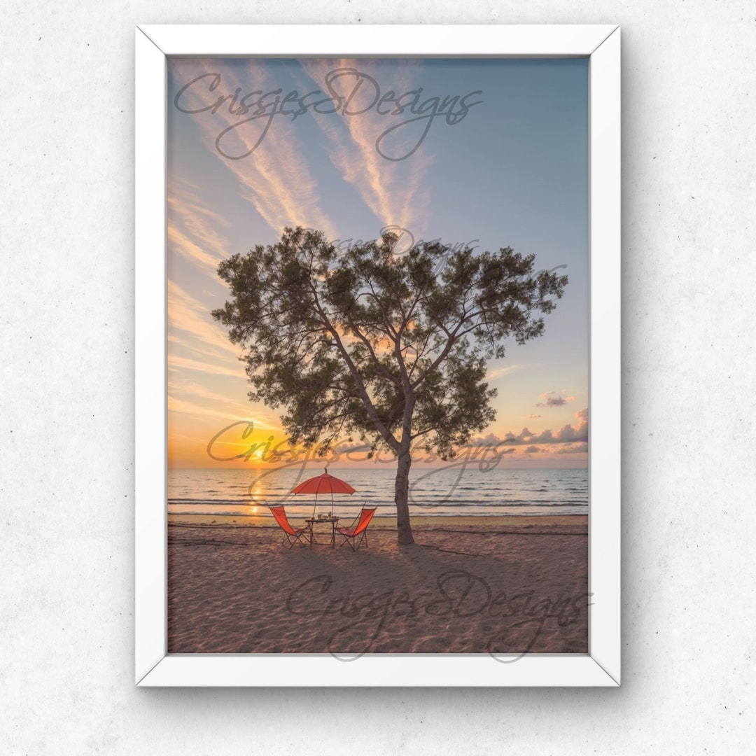I Love You Subliminal Art in Beach Landscape Digital Art Png - Etsy