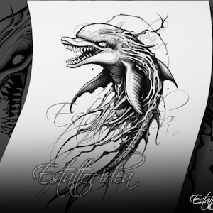 Dolphin Tattoo | Dolphin Tattoo Design | Dolphin Horror Tattoo ...