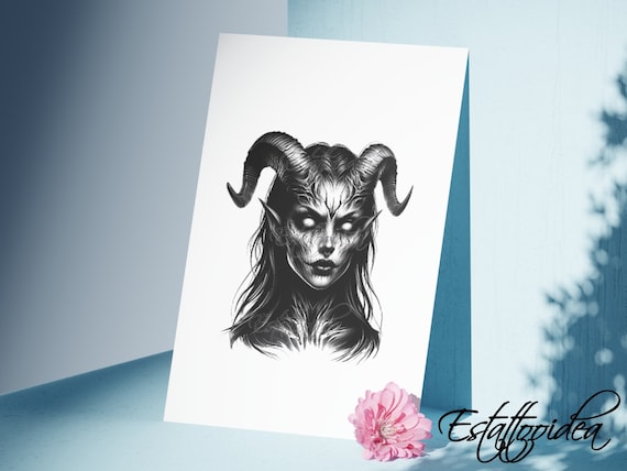 Demon Girl Tattoo Designs