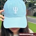 Psychology Gifts Embroidered Baseball Cap PSI Emblem Embroidered Hat ...
