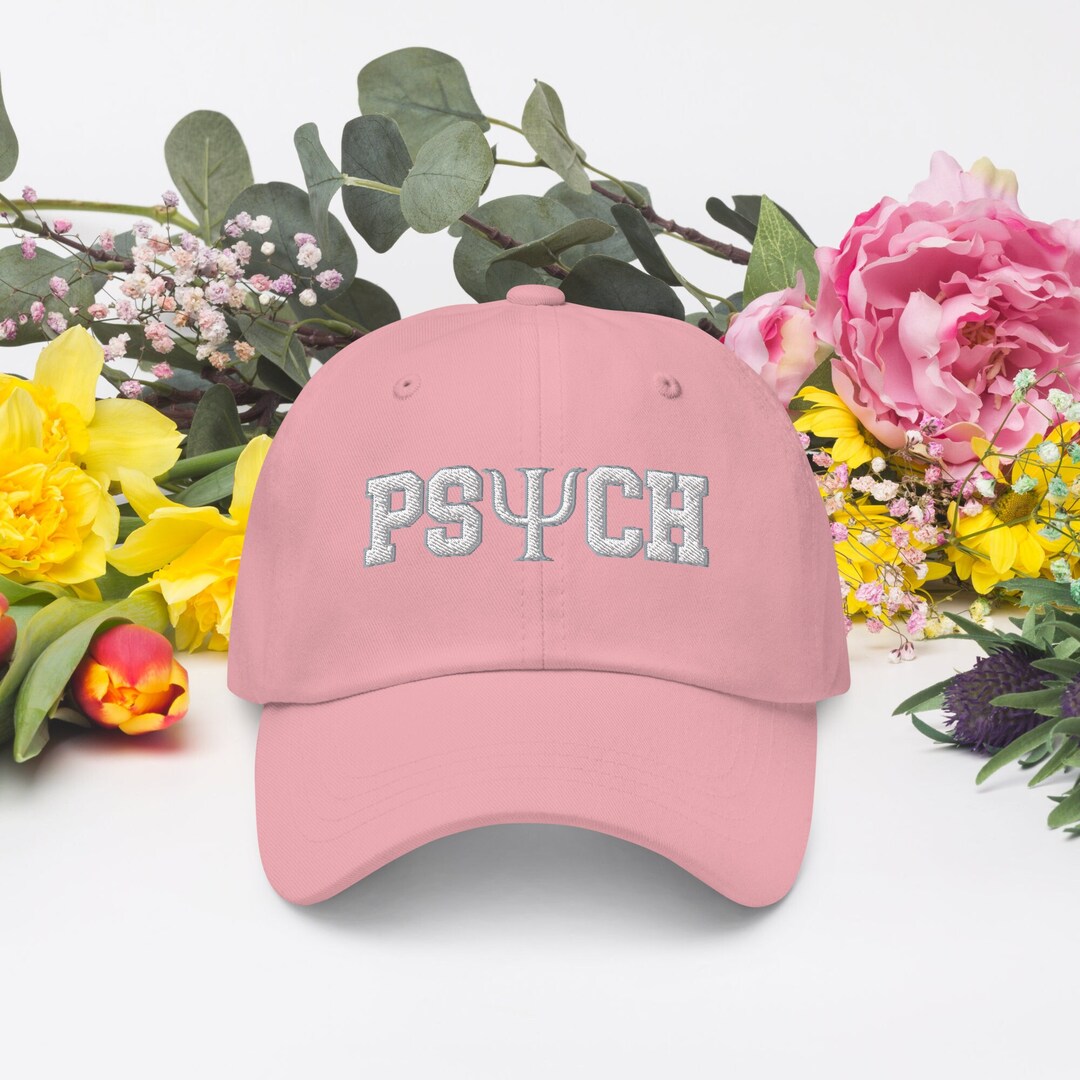 PSYCH Embroidered Hat College Merch PSI Emblem Baseball Hat Trendy ...