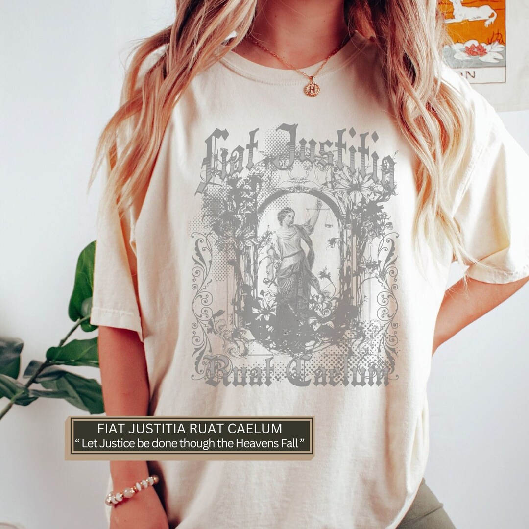 Lady Justice Graphic Tshirt Criminal Justice Major Scales of Justice ...