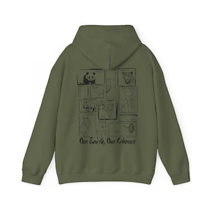 Endangered Animals Ecology Shirt Save the Planet Oversized Hoodie ...