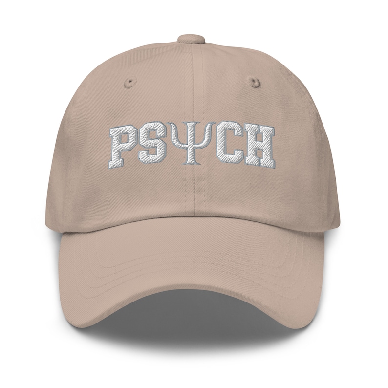 PSYCH Embroidered Hat College Merch PSI Emblem Baseball Hat Trendy ...