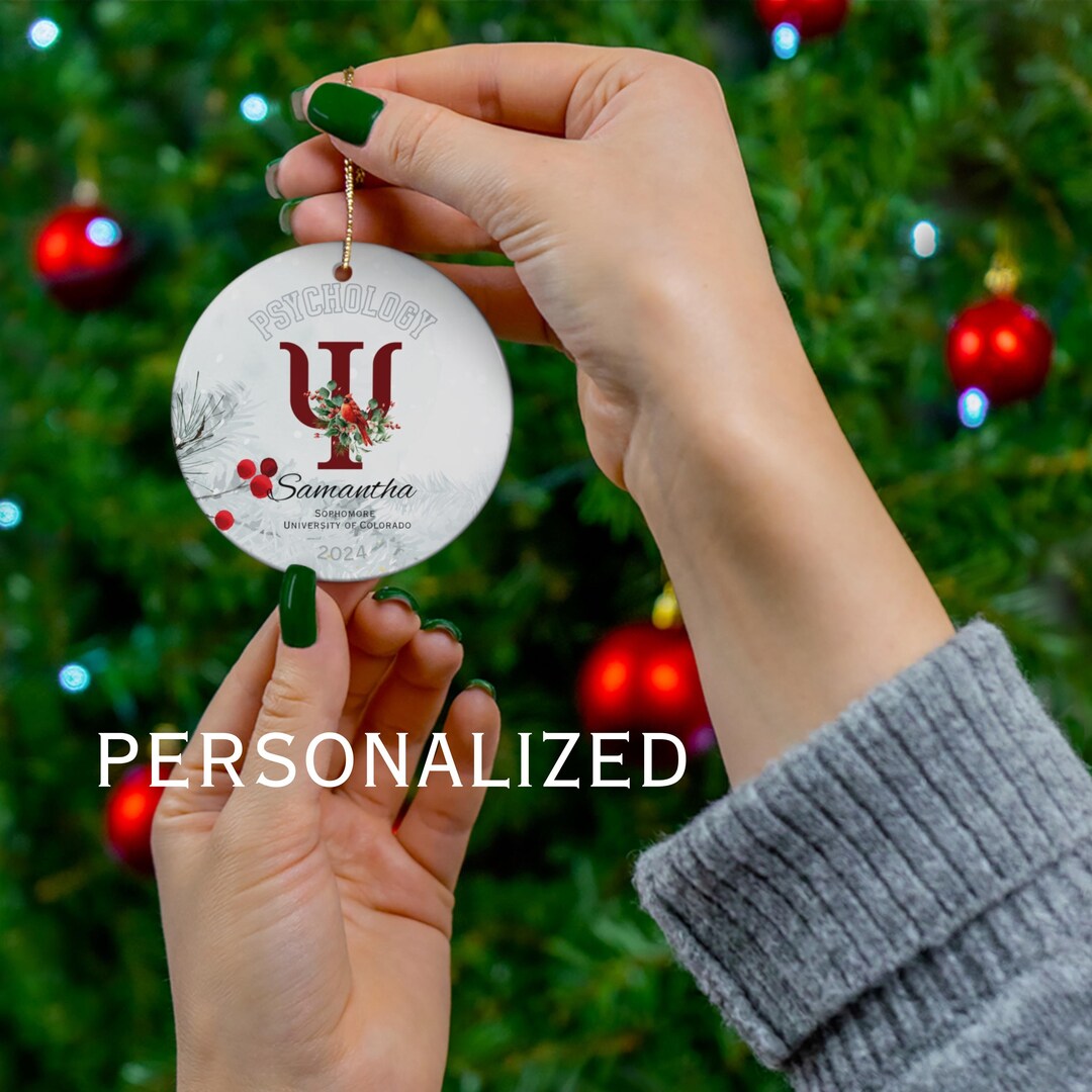Psychology Gifts Personalized Christmas Ornament Custom Psychology ...
