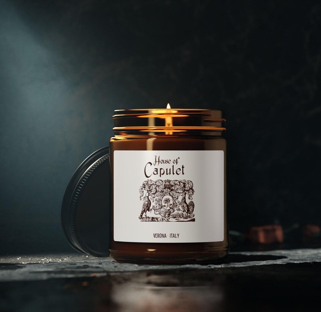 Shakespeare Gifts Soy Candle Romeo and Juliet Candle Gift for Actor ...