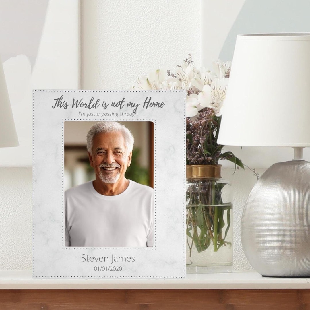 In Loving Memory Picture Frame Personalized Celebration of Life ...