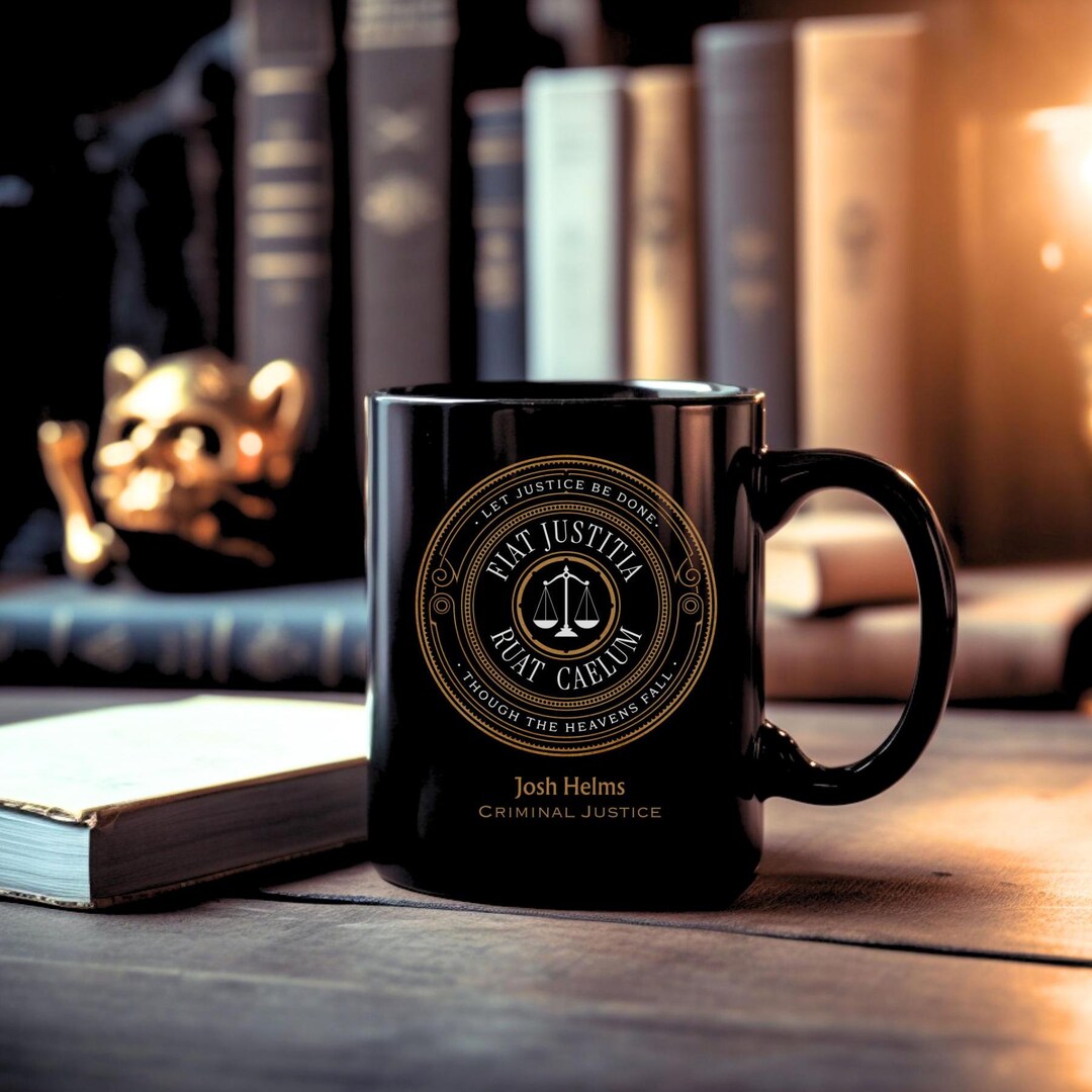Criminal Justice Coffee Mug Personalized Gift for Criminal Justice ...