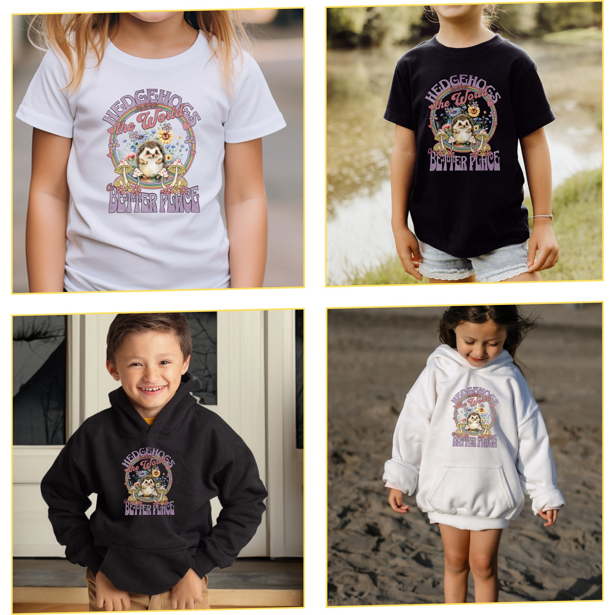 Hedgehog Sweatshirt Hedgehog Retro Graphic Sweatshirt Hedgehog Mom ...