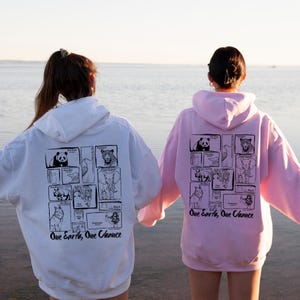 Endangered Animals Ecology Shirt Save the Planet Oversized Hoodie ...