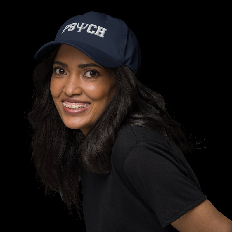 PSYCH Embroidered Hat College Merch PSI Emblem Baseball Hat Trendy ...