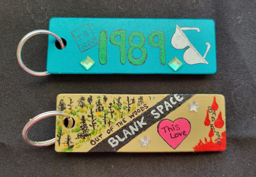 Taylor Swift 1989 Era Inspired Keychains - Etsy