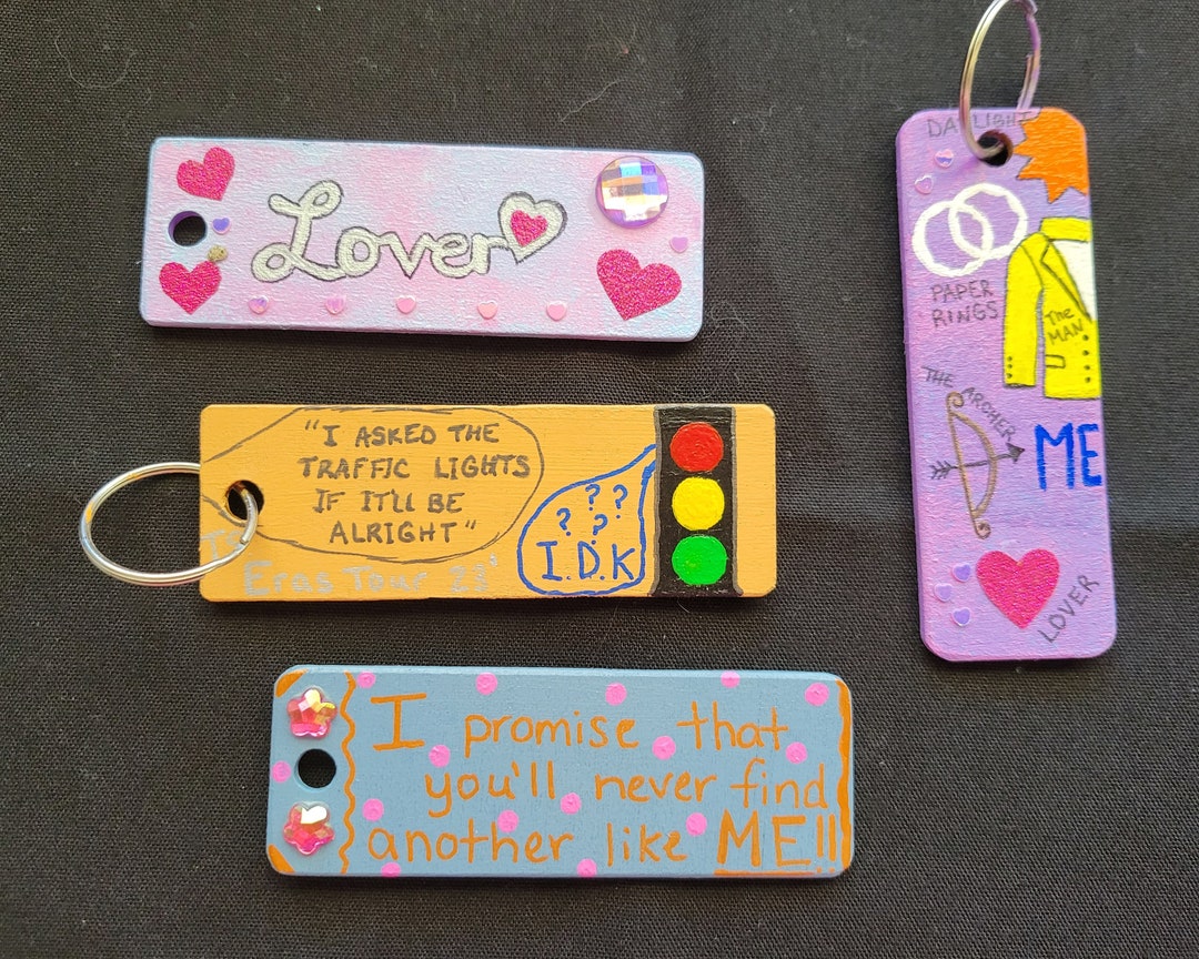 Taylor Swift Lover Era Inspired Keychains - Etsy