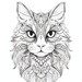Mandala Meow: Serene Feline Designs for Adult Coloring Bliss Digital ...
