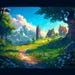 5 Fantasy RPG Landscape Backgrounds – Digital Download Clipart - Etsy