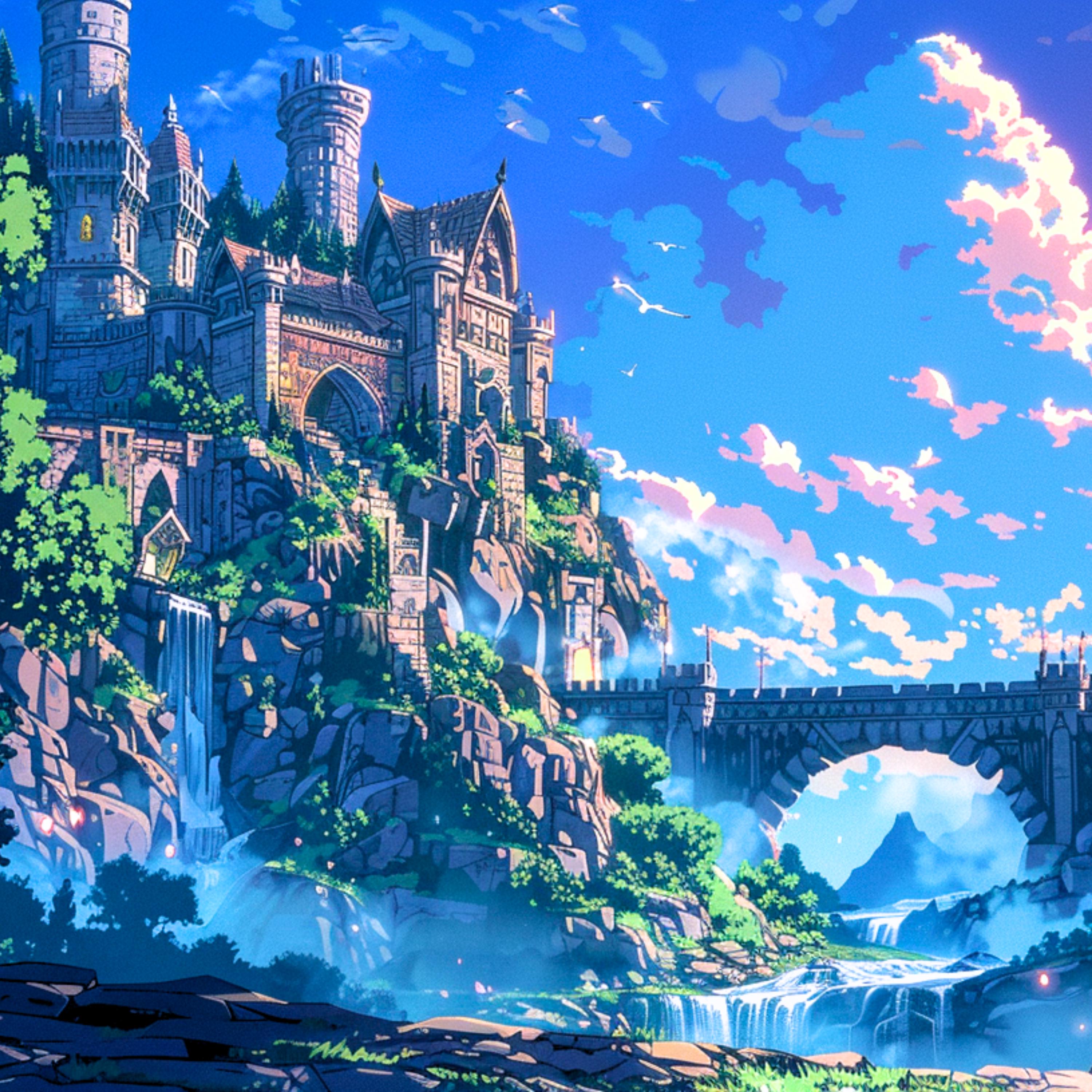 5 Fantasy RPG Landscape Backgrounds – Digital Download Clipart - Etsy