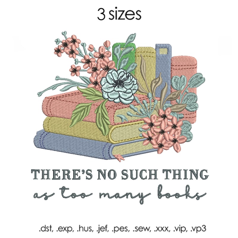 Reading Embroidery - Etsy