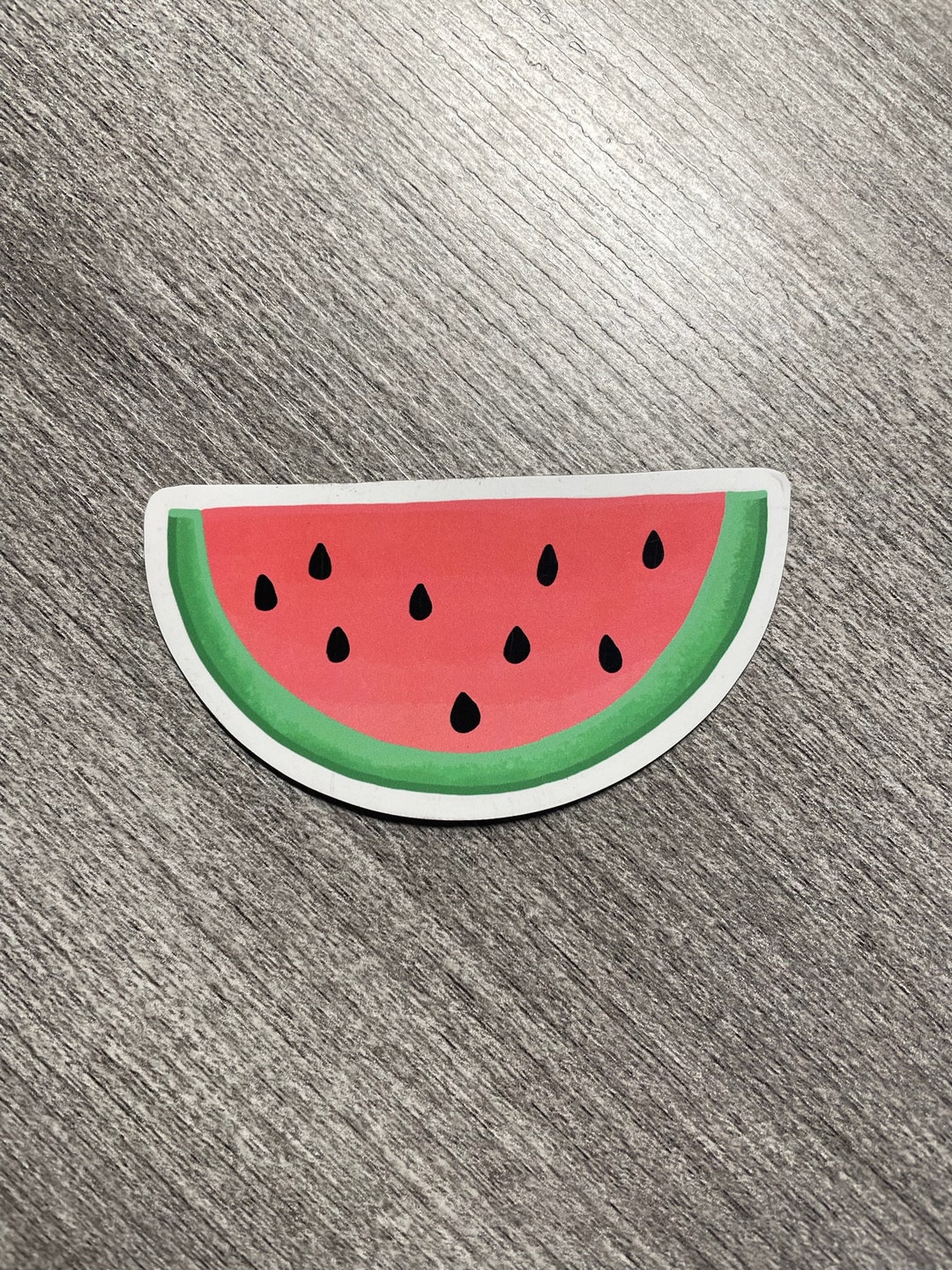 Watermelon Vinyl Fridge Magnet - Original Art - Flexible Magnet - Melon ...