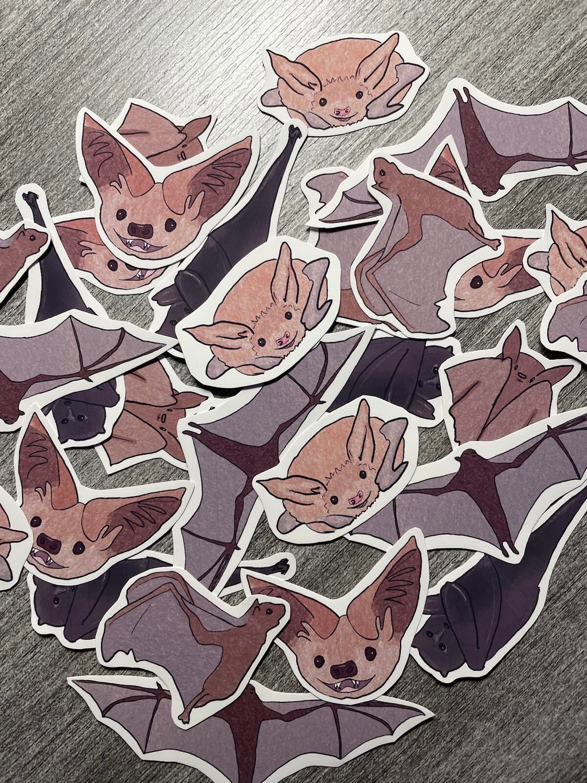 Bat Vinyl Sticker Collection / Halloween - Etsy