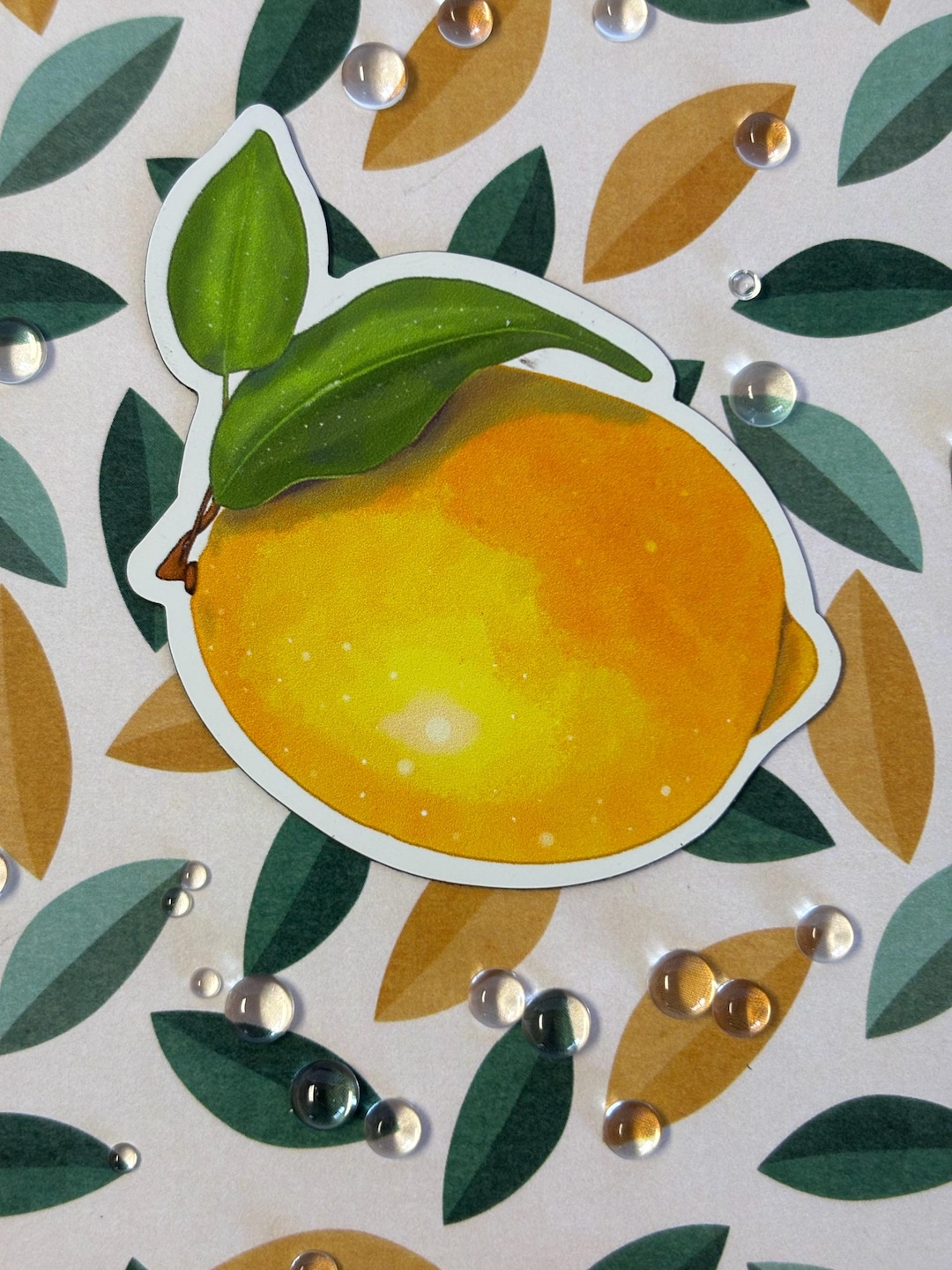 Orchard Lemon Vinyl Fridge Magnet - Original Art - Flexible Magnet ...