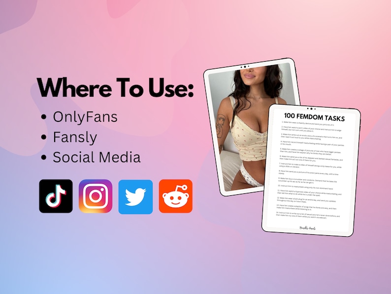 100 Femdom Tasks Femdom Scripts Onlyfans Sexting Adult Content Femdom Captions - Etsy
