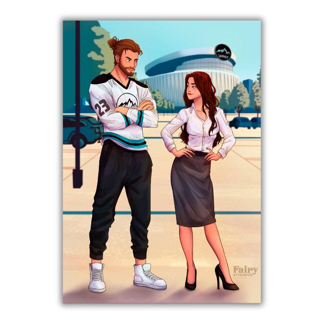 Romancing the Grump Character Art Print - Etsy