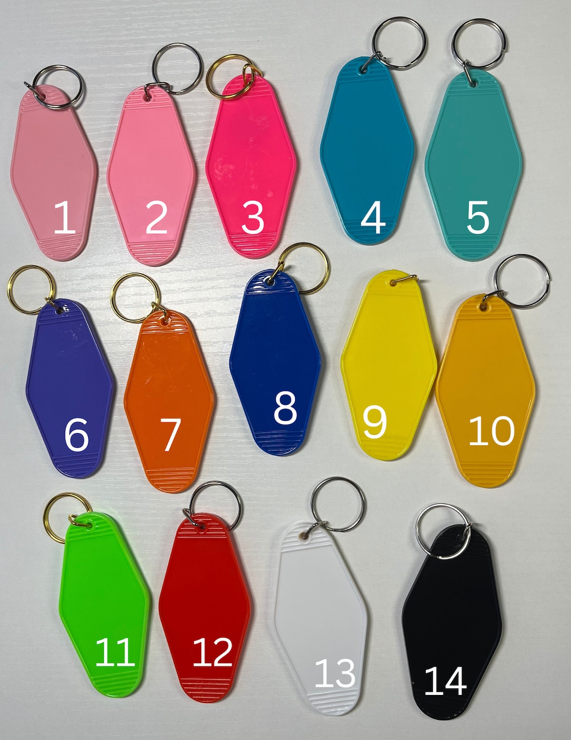 Motel Key Chains/trendy Key Chain/retro/mom Keychain/gift Ideas ...