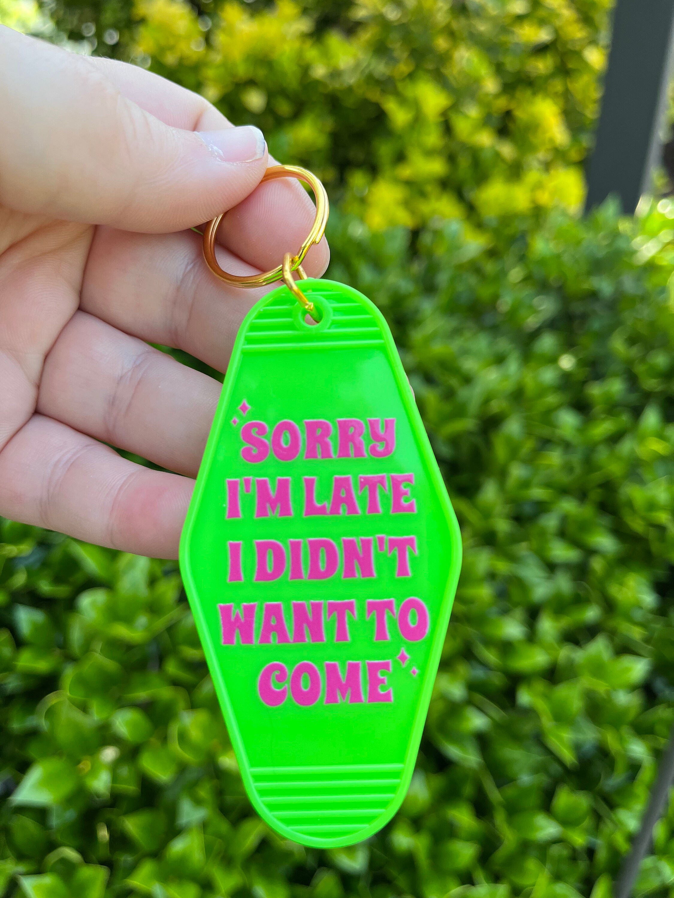 Motel Key Chains/trendy Key Chain/retro/mom Keychain/gift - Etsy