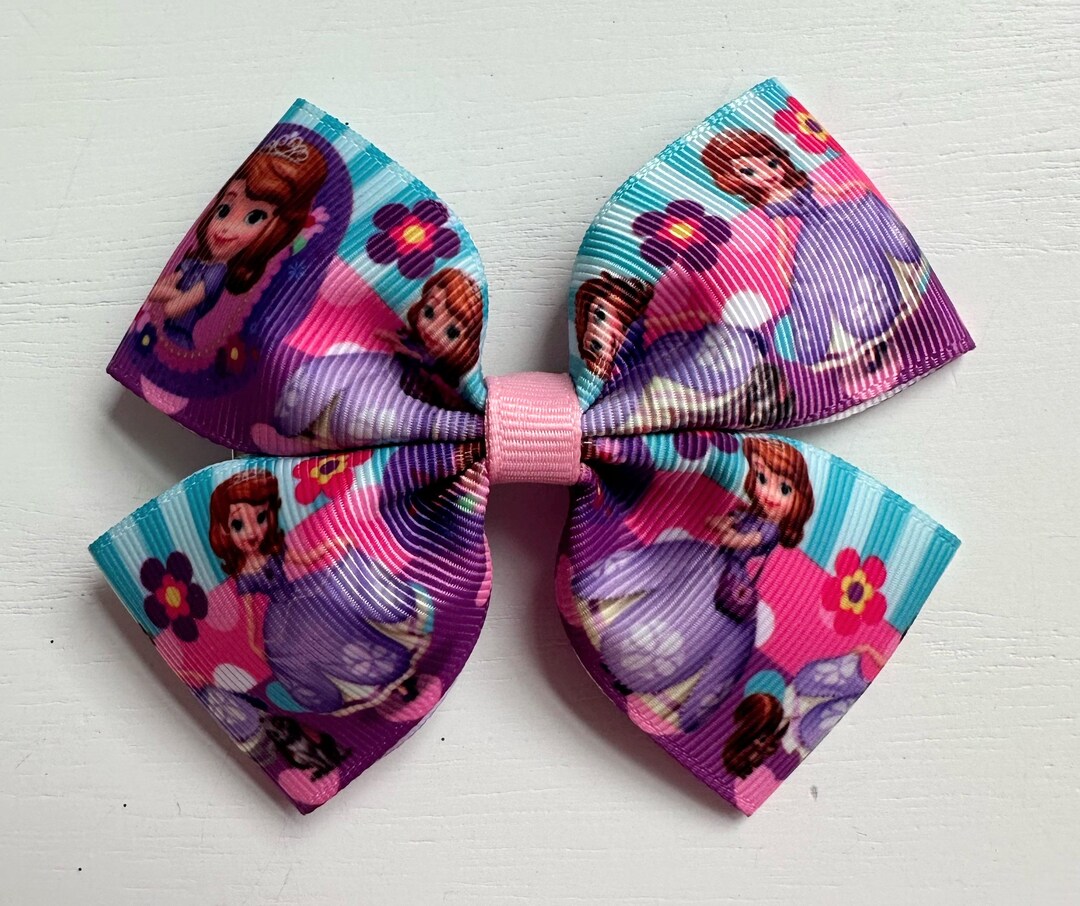 Sofia the First Hair Bow - Etsy