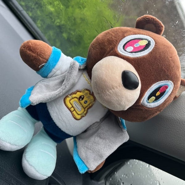 Graduation Bear Kanye Plush - Etsy