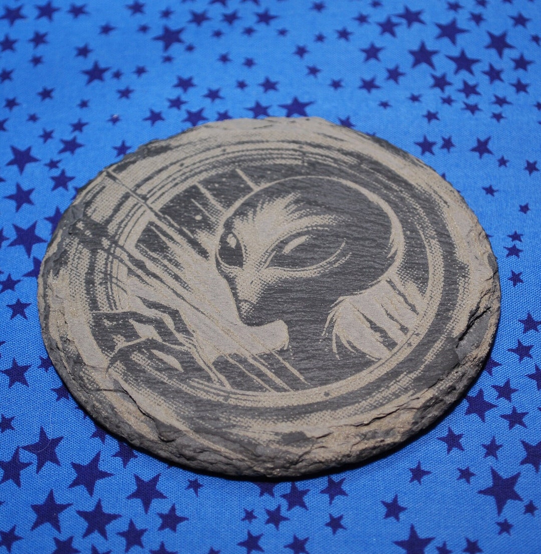 Alien Coasters - Set of Two - Etsy
