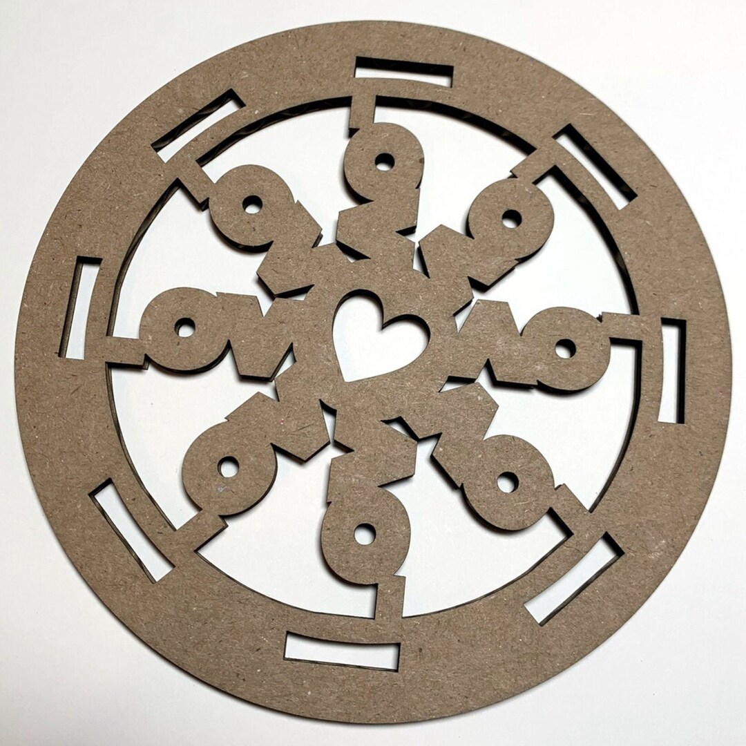 The Love Wheel SVG, AI and DXF Digital Formats - Etsy