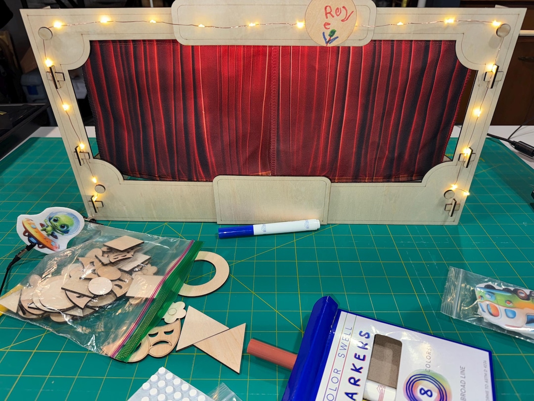 DIY Stick Puppet Theater Kit for Creative Kids & Families – Build ...