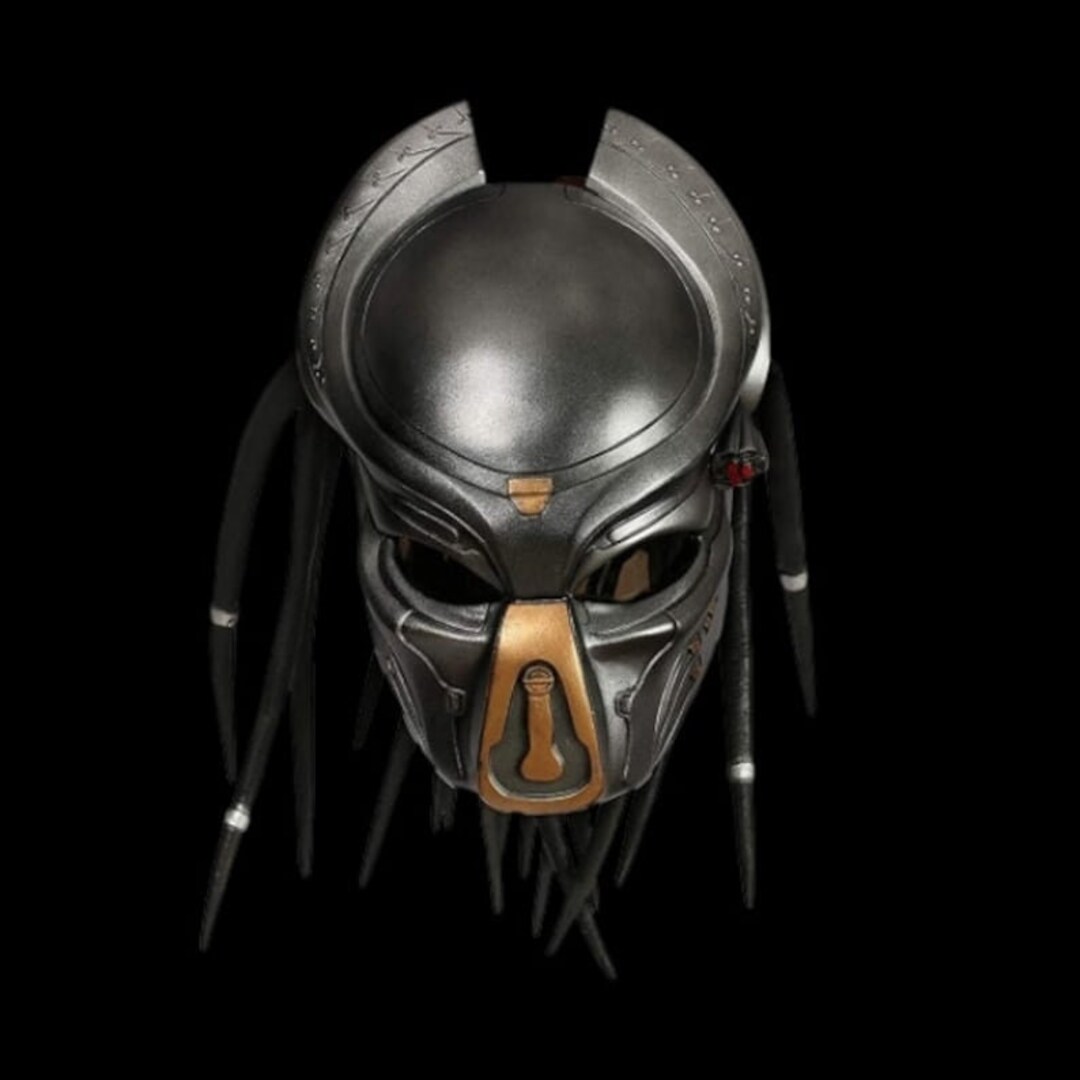 Predator Mask Helmet, Jungle Hunter Cosplay Props,wearable Adults Latex ...