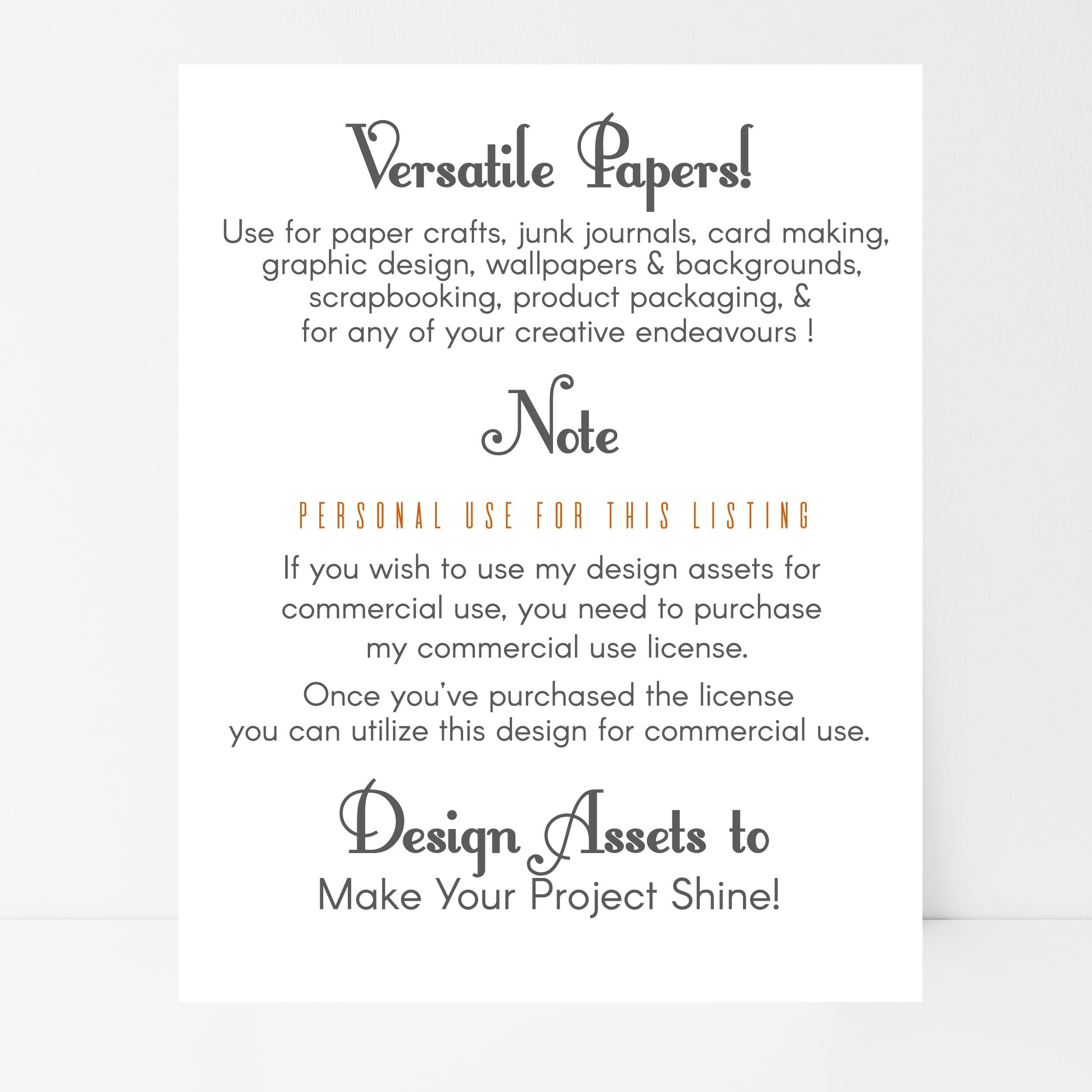 Rolling River No. 11 Original Digital Paper & Color Palette Set ...