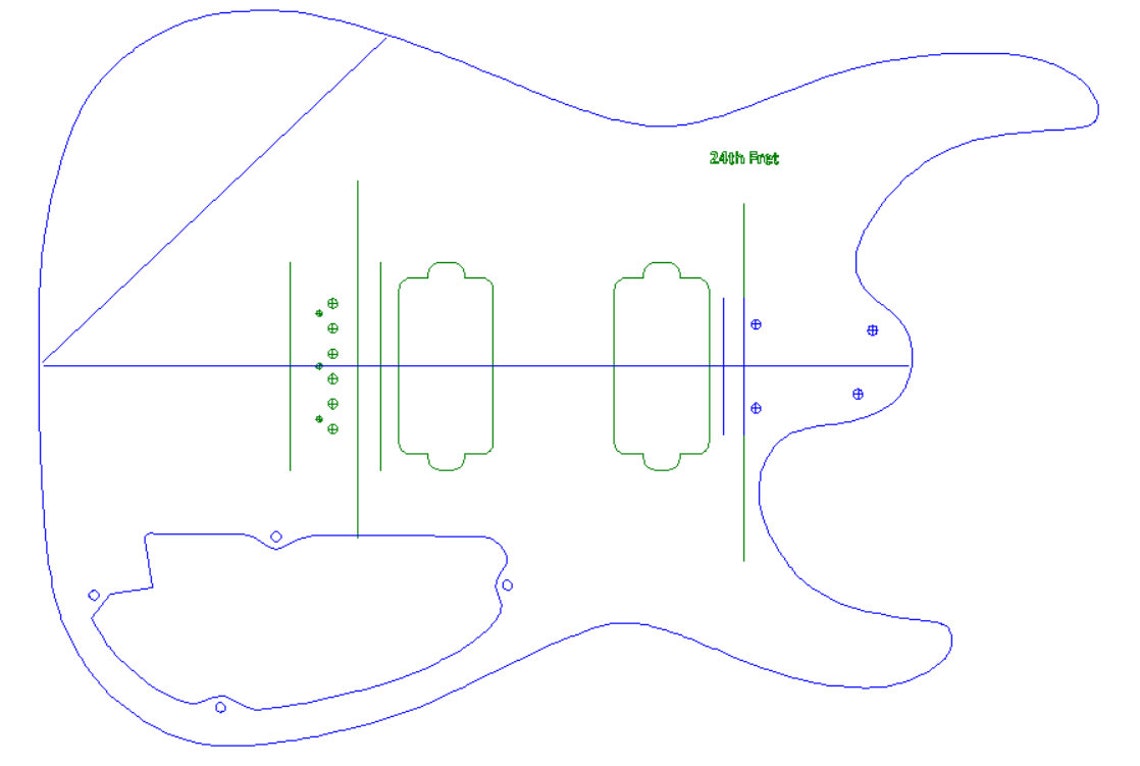 Super Strat Template - Etsy