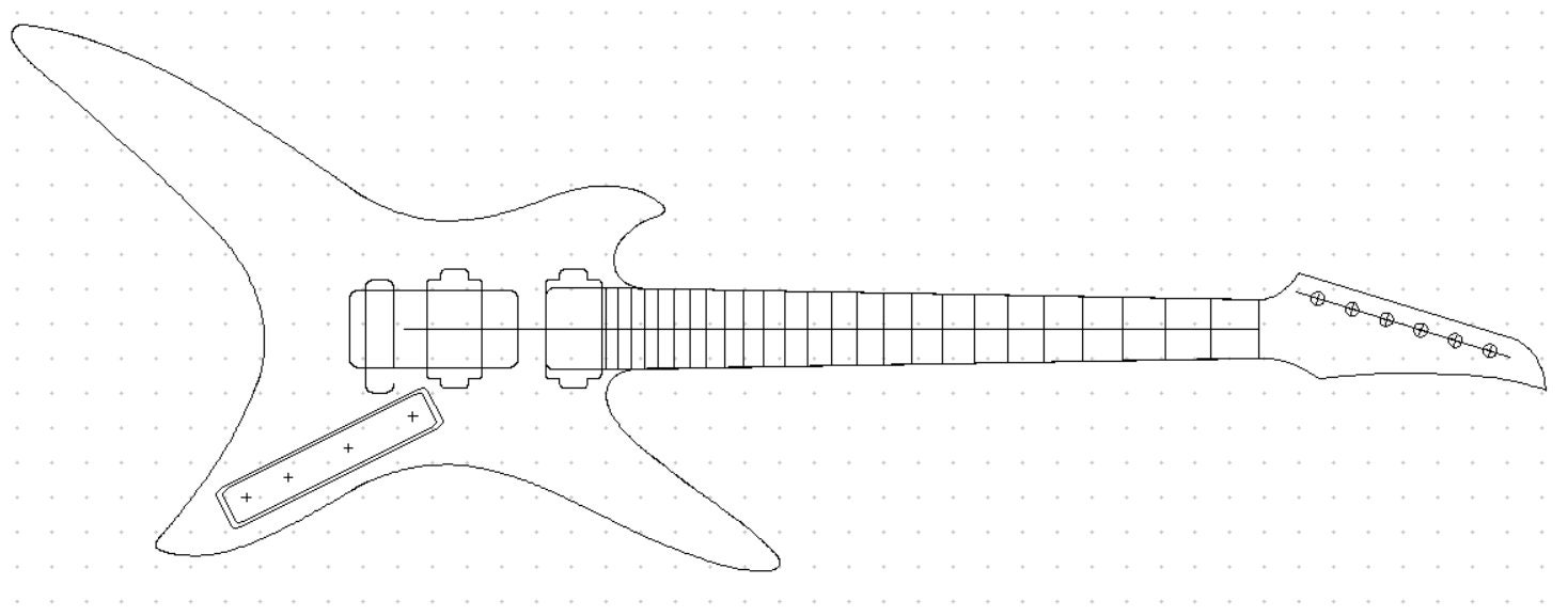 Star Guitar Template - Etsy
