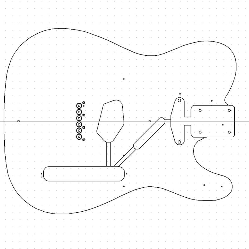 Telecaster Plan Cnc - Etsy