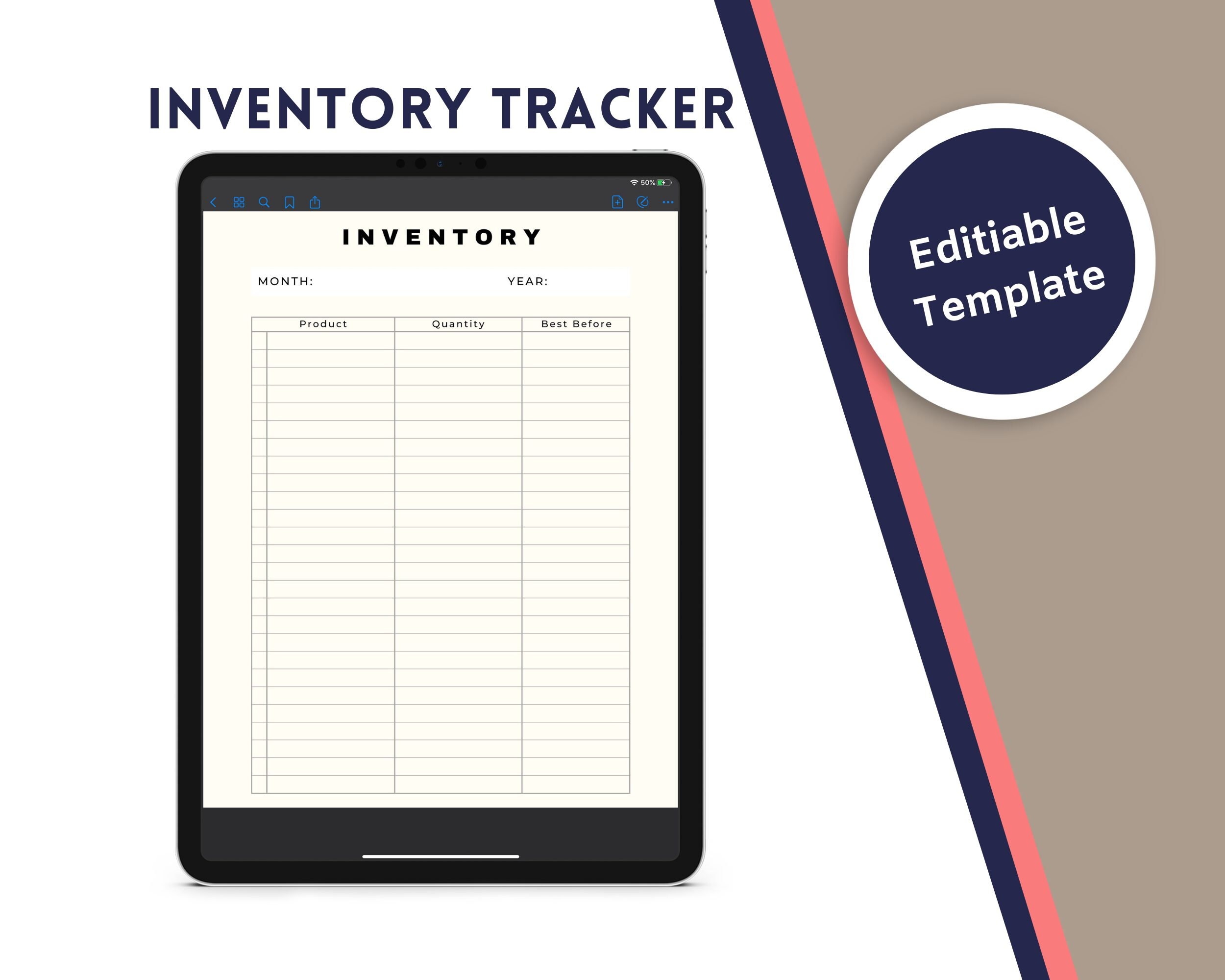 Inventory Tracker Inventory Template Inventory Management - Etsy