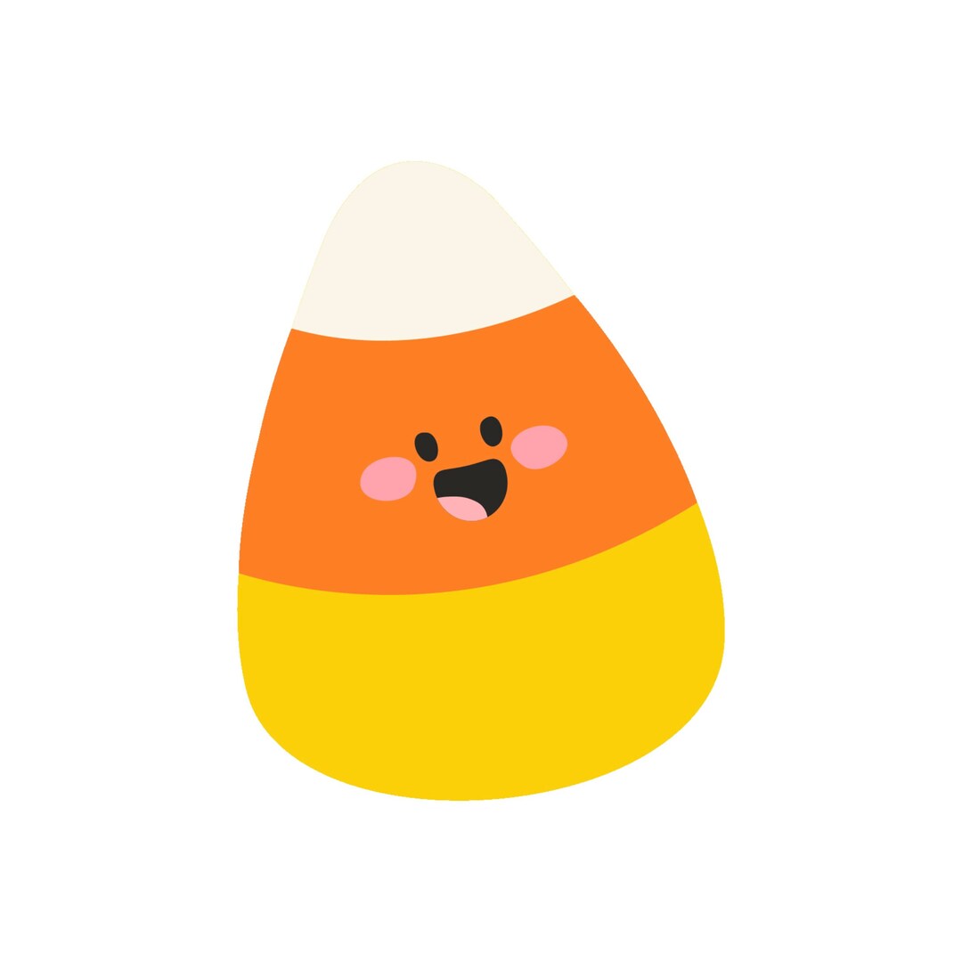 Cute Candy Corn Clipart Etsy