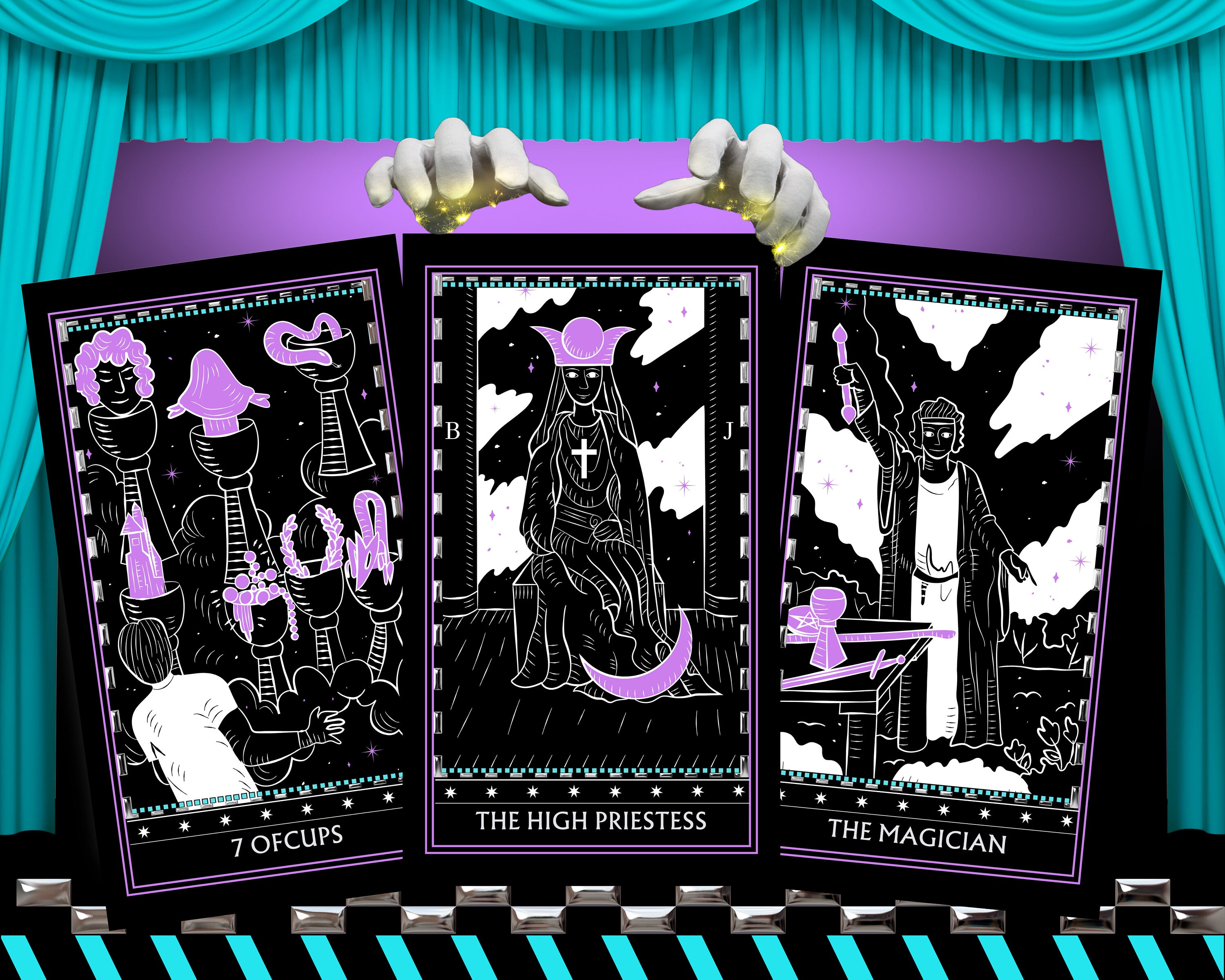 The Circus Tarot Card Deck 78 Cards Digital Download Printable PDF ...
