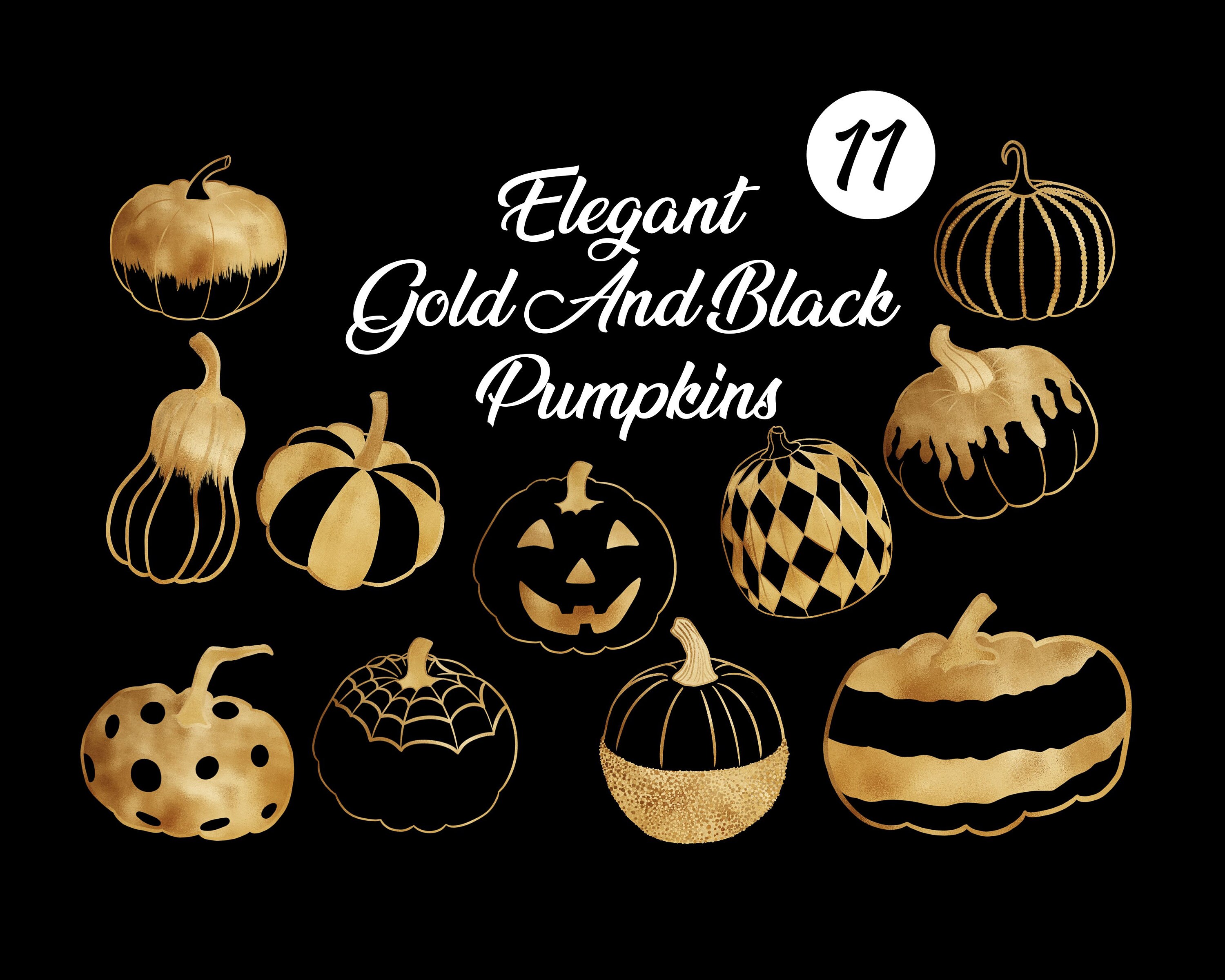 Thanksgiving Clipart Fall Clipart Pumpkin Clipart Autumn - Etsy