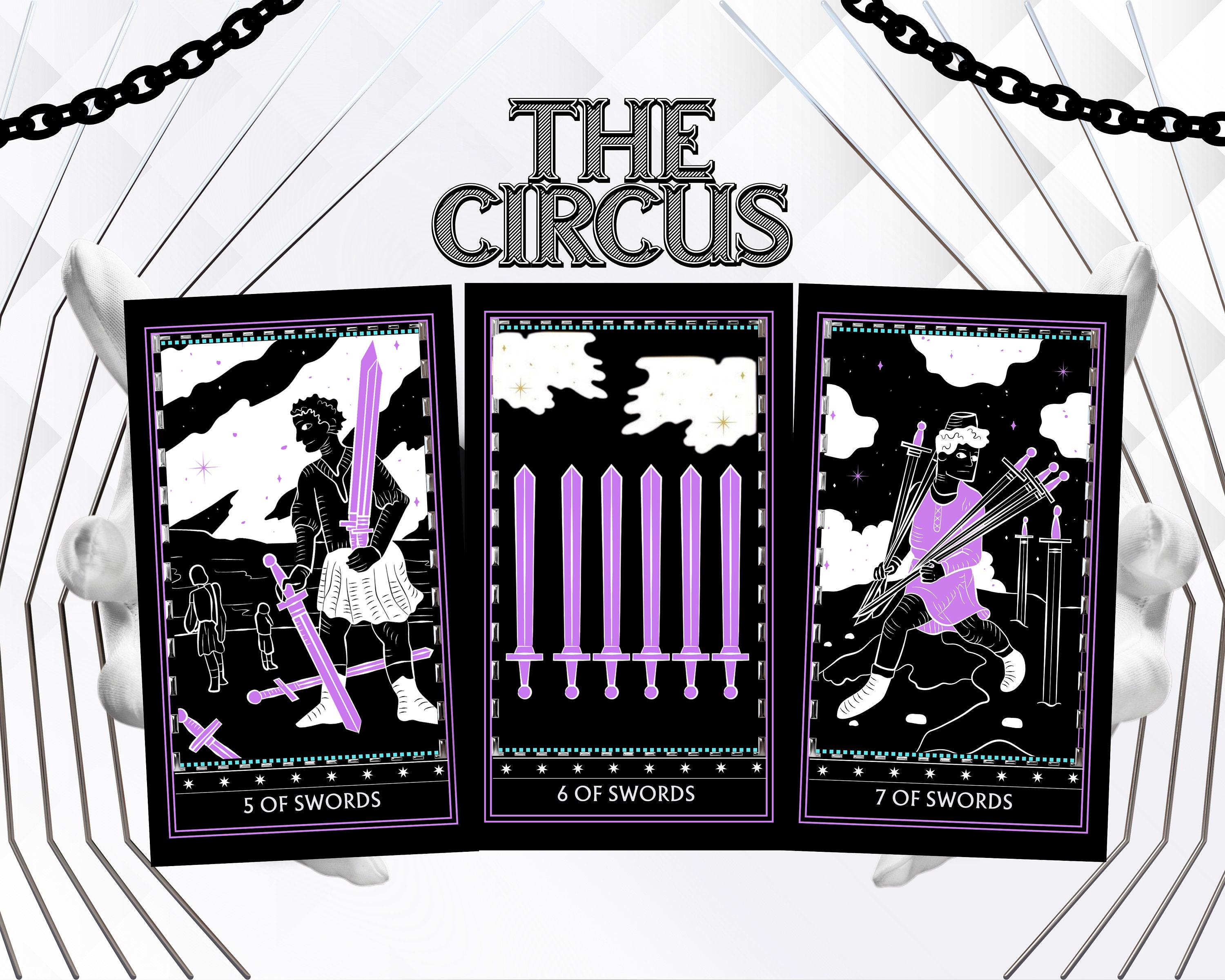 The Circus Tarot Card Deck 78 Cards Digital Download Printable PDF ...