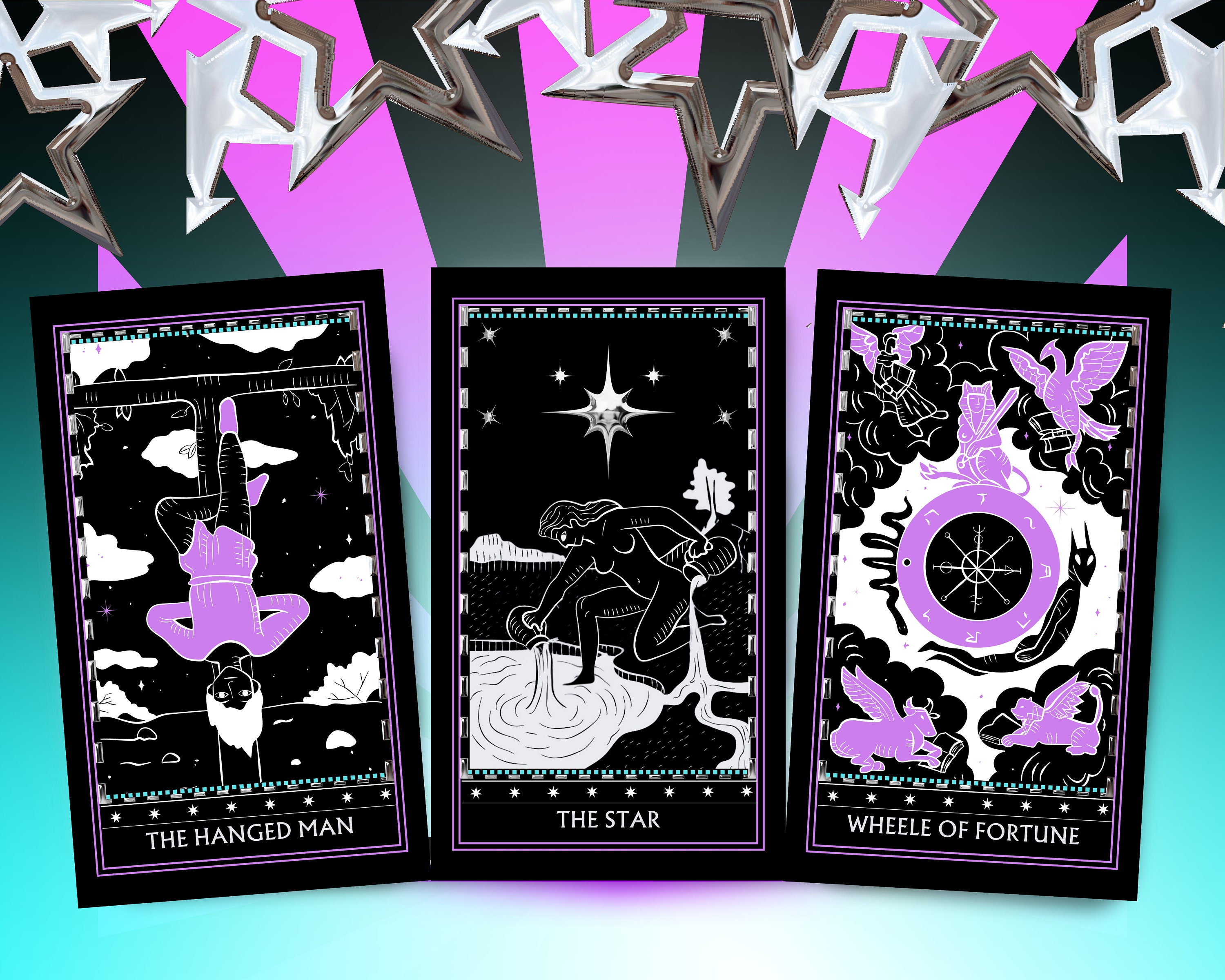 The Circus Tarot Card Deck 78 Cards Digital Download Printable PDF ...